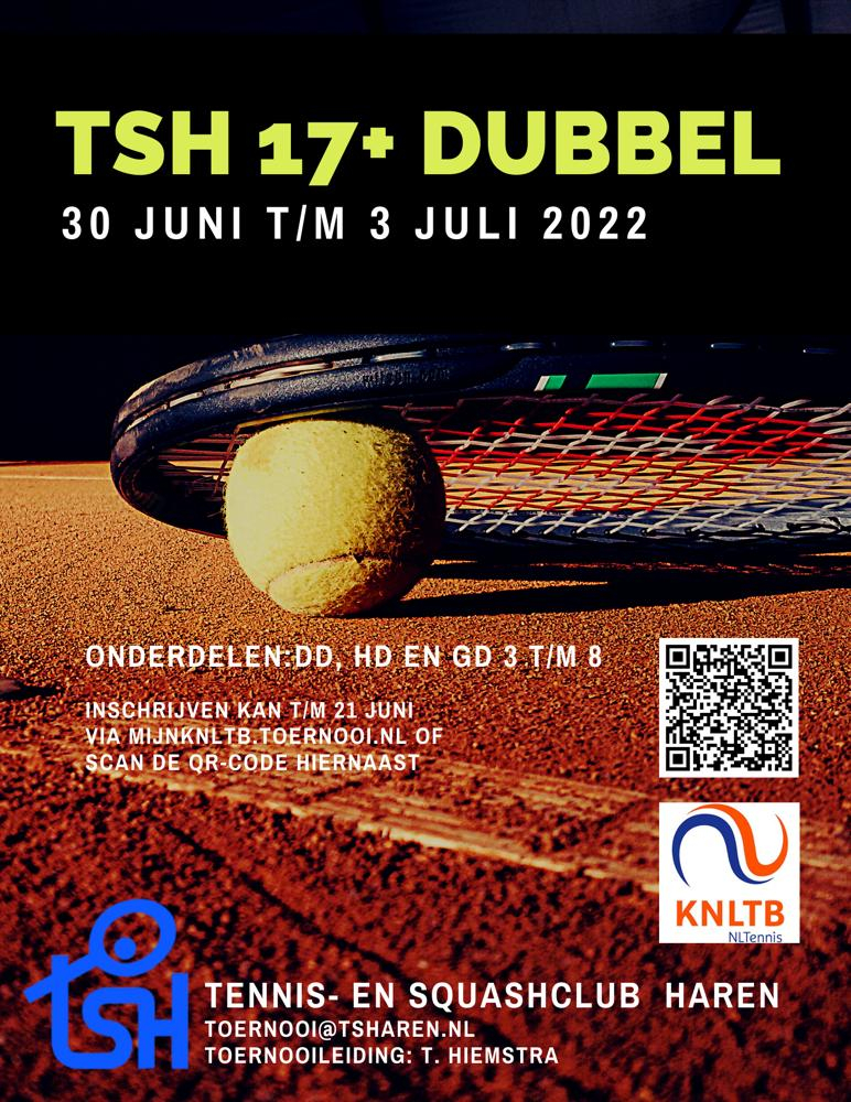 TSH 17+ dubbeltoernooi, it takes two to tango! · Tennis- en Squashclub ...